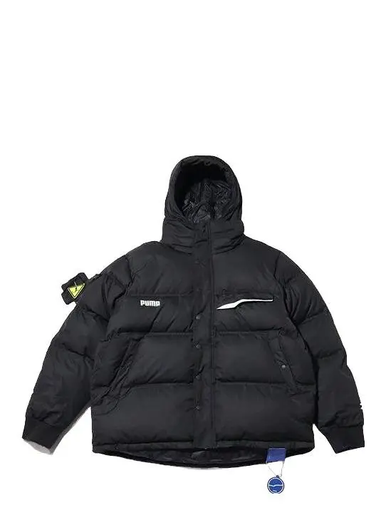 PUMA X Ader Error Down Puffer Coat - Black/white
