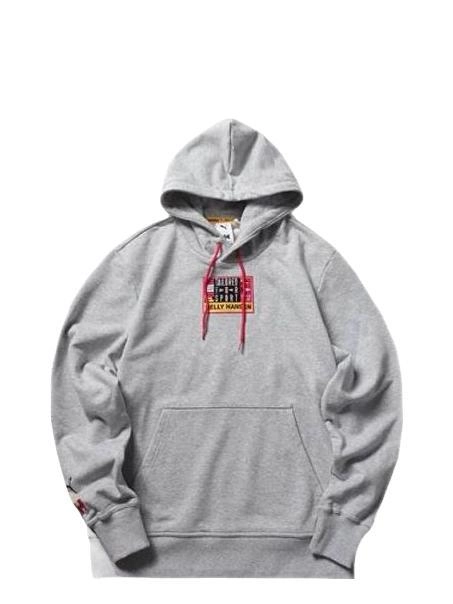 PUMA X Helly Hansen Logo Hoodie - Grey/red