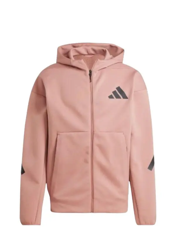 Adidas Z.n.e. Full-zip Hooded Track Jacket - Pink