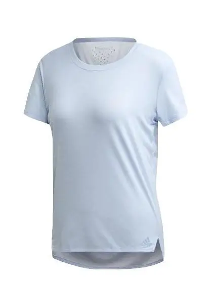 Adidas Training Sports Round-neck Short-sleeve Tee - Blue