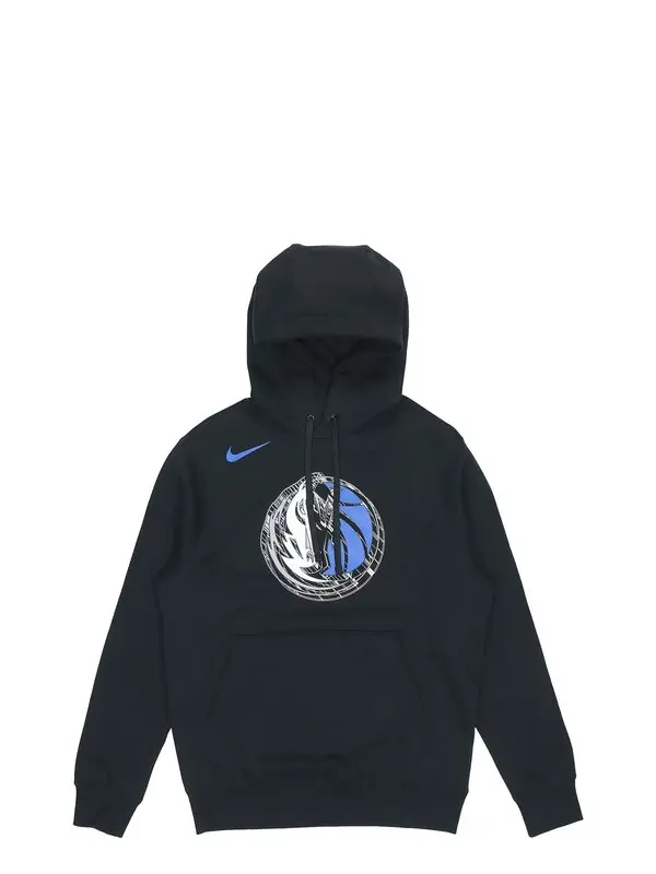 Nike Nba Dallas Mavericks Player Pullover Hoodie - Black