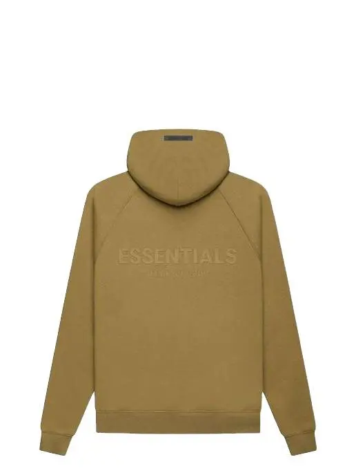 Fear Of God Pullover Logo Hoodie - Tan