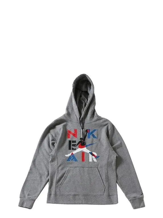 JORDAN Air 4 Graphic Hoodie - Gray
