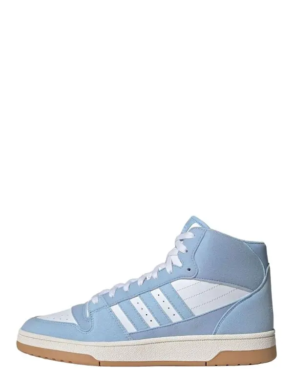 Adidas Break Start Mid High Top Sneakers - Blue/white