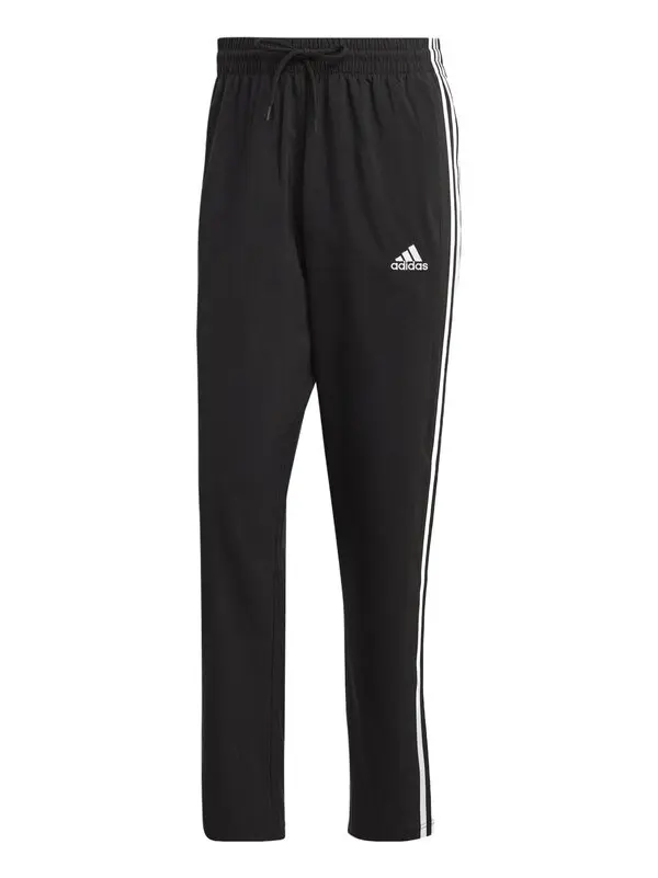Adidas Aeroready Essentials Stanford Open Hem Embroidered Small Logo Pants - Black