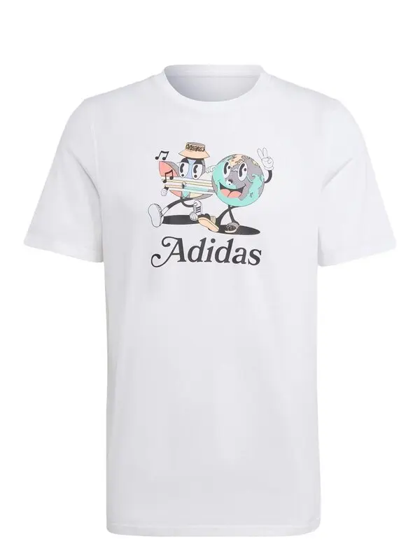 Adidas Originals Enjoy Summer Graphic Tee - White