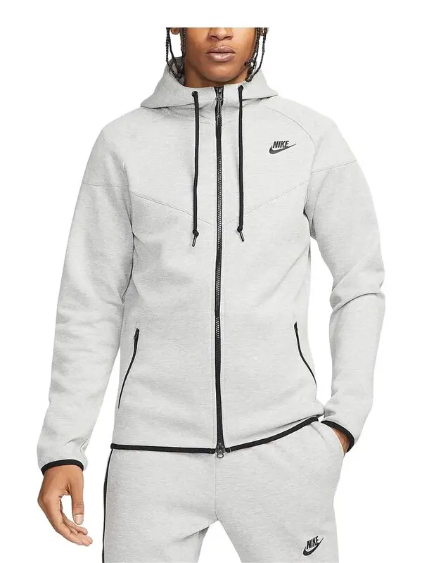 Nike Tech Fleece Full-zip Hoodie - Grey