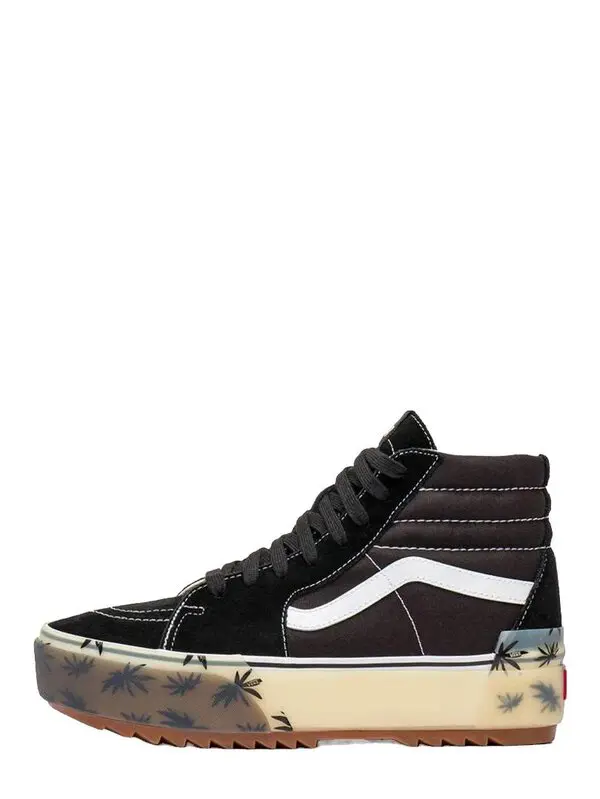 VANS Sk8-hi Stacked Lx 'palm' High Top Sneakers - Black