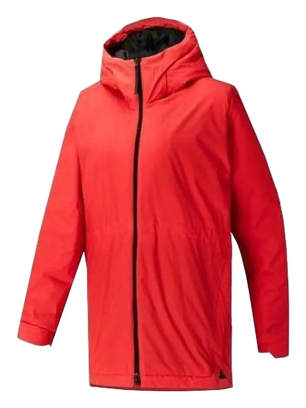 Adidas Hooded Down Jacket - Red