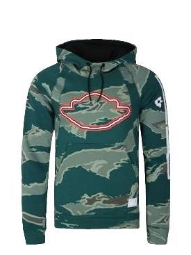 JORDAN Graphic Print Hoodie - Green