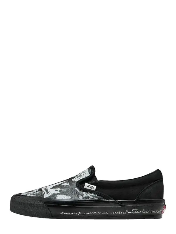 VANS Raised Wolves X Og Classic Slip-on Lx Wall - Black