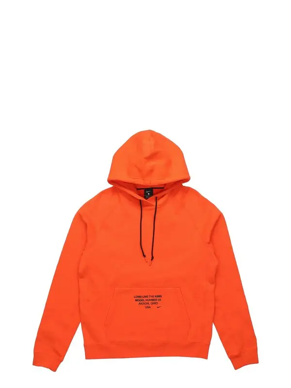 Nike Lebron Basketball Hoodie With Hat - Orange