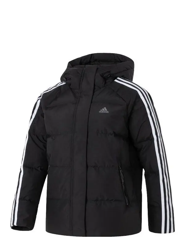 Adidas 3-stripes Padded Down Jacket - Black/white
