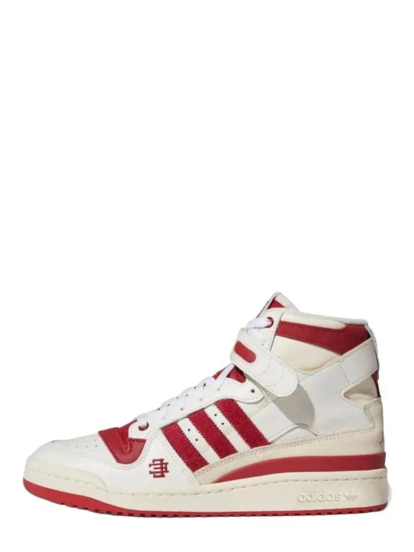 Adidas Forum 84 High X Eric Emanuel "indiana Hoosiers - White/red