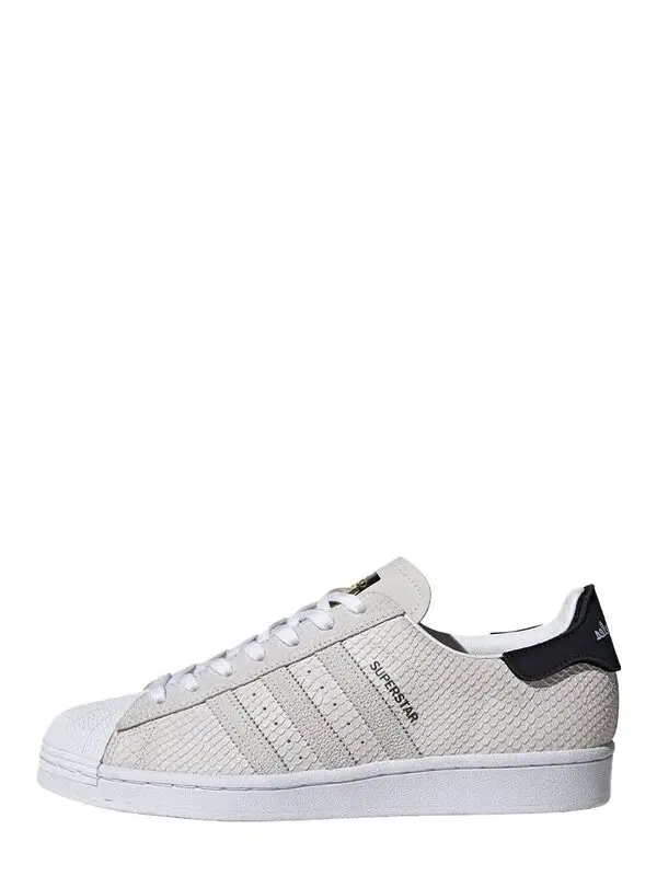 Adidas Superstar Snakeskin Sneakers - White