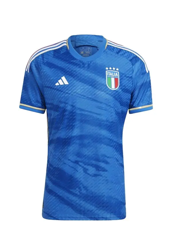 Adidas Italy 2023 Home Authentic Jersey - Blue/white