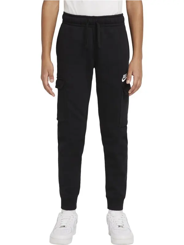 Nike Club Cargo Sweatpants - Black