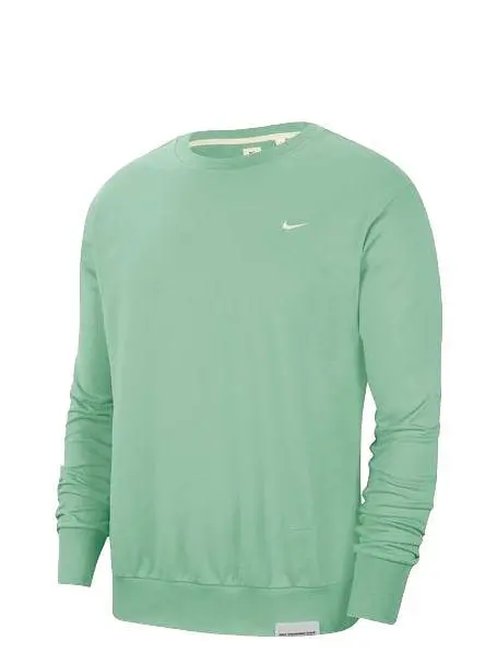 Nike As Nk Dry Standard Issue Cre Enamel Sweatshirt - Green