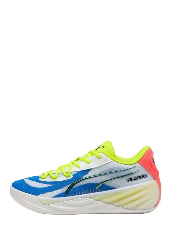 PUMA All-pro Nitro Sneakers - White/yellow Alert/pink Alert