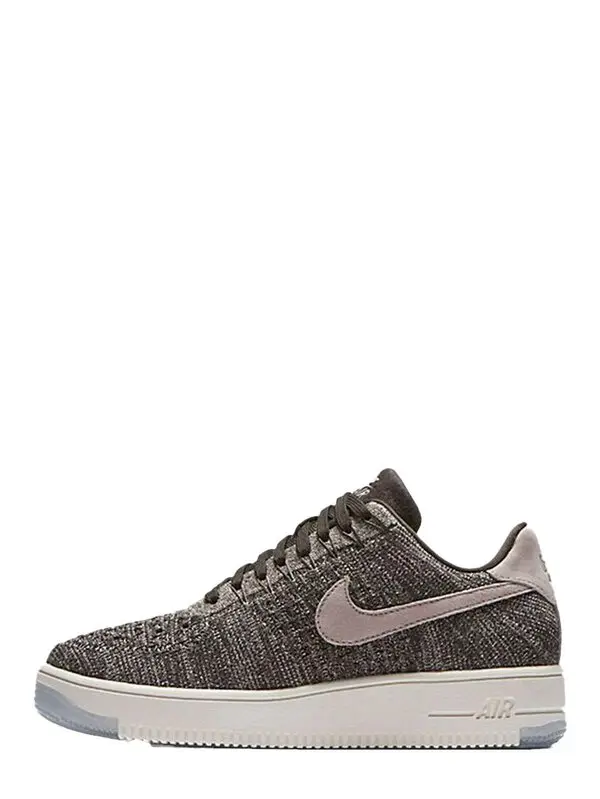 Nike Force 1 Flyknit Low - Midnight Fog/silt Red/ivory