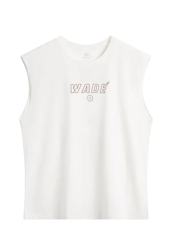 LI-NING X Adam Way Of Wade Graphic Oversized Tank - Cream White