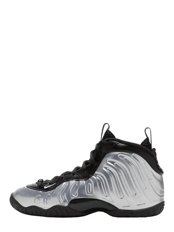 Nike Little Posite One 'chrome' High Top Sneakers - Silver