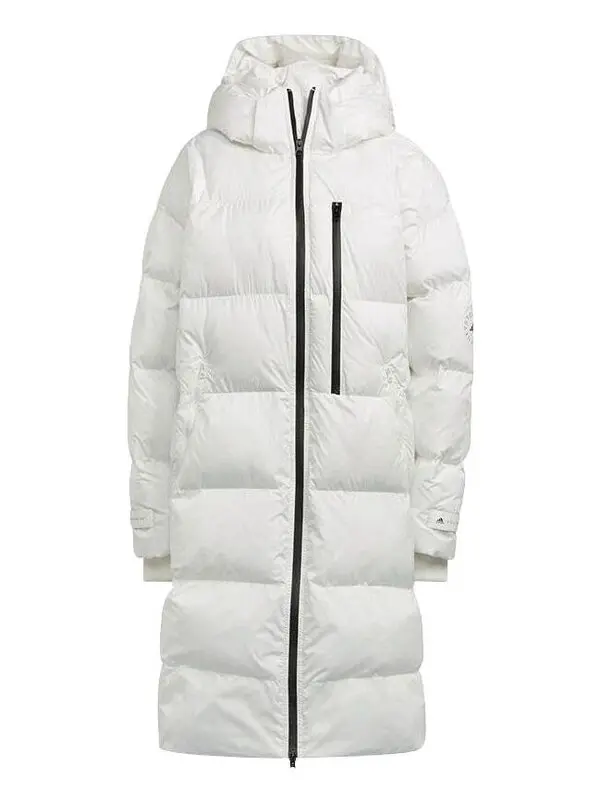 Adidas Stella Mccartney Padded Longline Jacket - White