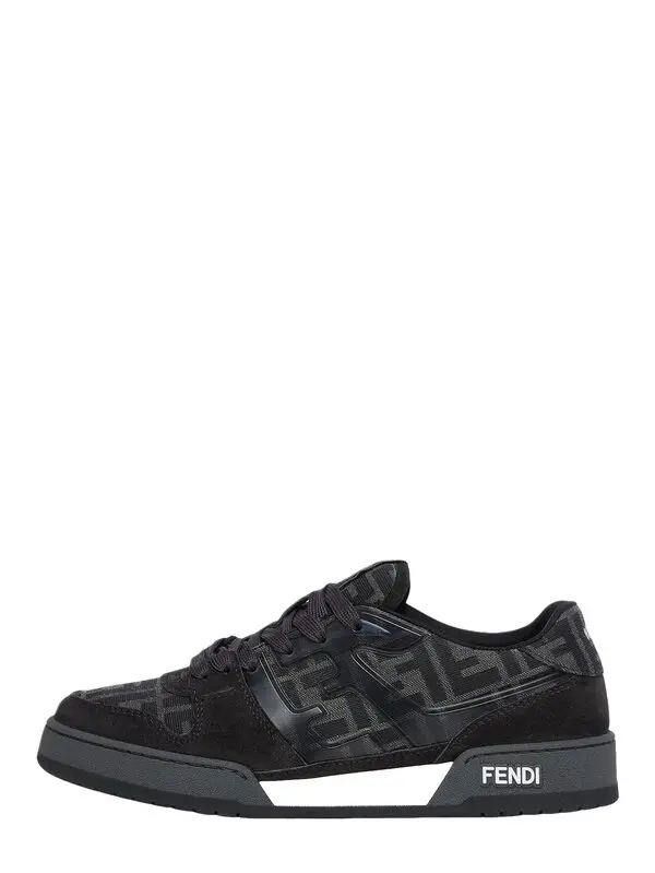 Fendi Fw25 Match Trainers - Black