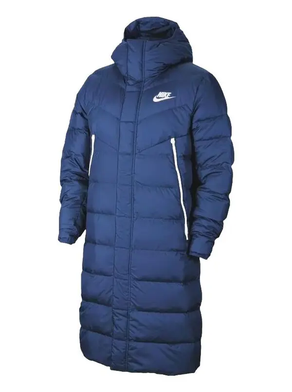 Nike Down Puffer Coat - Navy