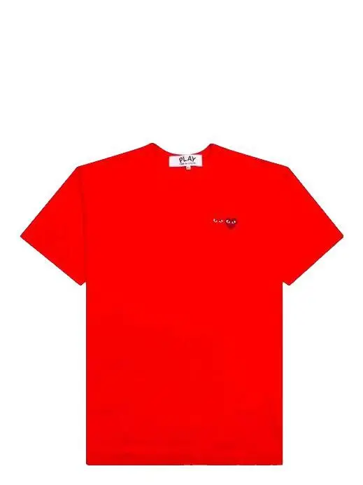 Play Comme Des Garcon Kawakubo Rei Love Short Sleeve - Red