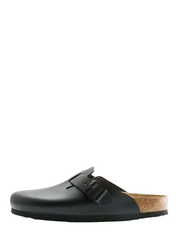 BIRKENSTOCK Boston Clogs - Black/sand