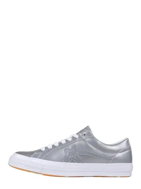 CONVERSE Golf Le Fleur X One Star Ox '3m' Silver Metallic - Golden Silver