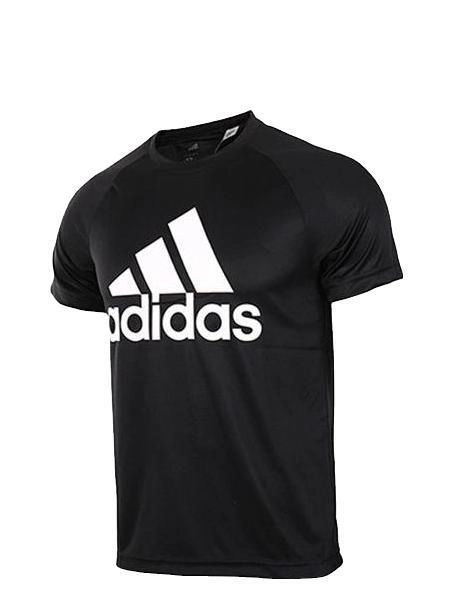 Adidas D2m Logo Tee - Black