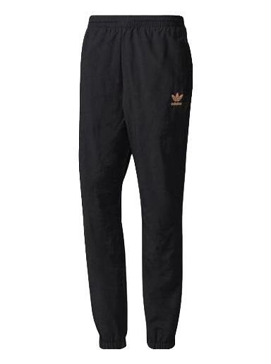 Adidas Originals Solid Color Small Logo Casual Sports Pants/trousers/joggers - Black