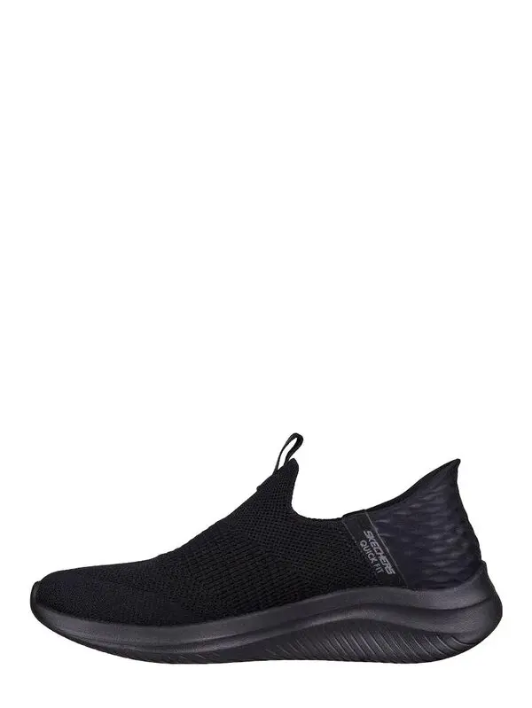 Sketchers Ultra Flex 3.0 Cozy Streak Slip-on Sneakers - Black