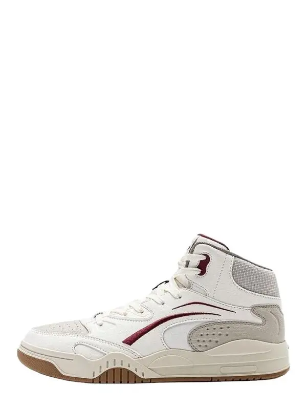 LI-NING Moyuan High Top Sneakers - White/grey/beige