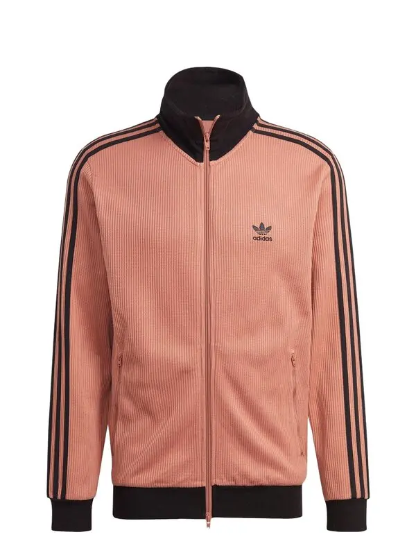 Adidas Originals Adicolor Classics Waffle Beckenbauer Track Jacket - Clay Strata/black