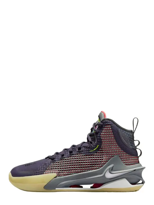 Nike Zoom G.t. Jump Ep High Top Sneakers - Gray/red