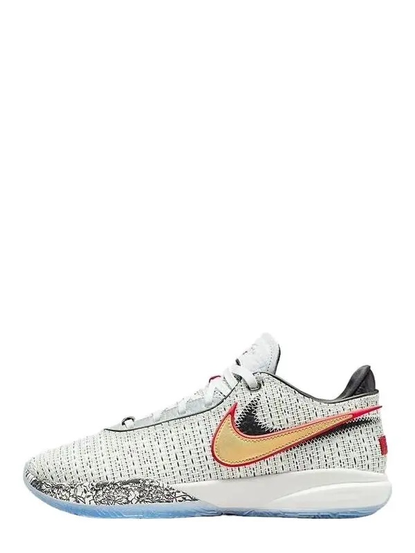 Nike Lebron 20 Ep "the Debut" Athletic Sneakers - Gray/red