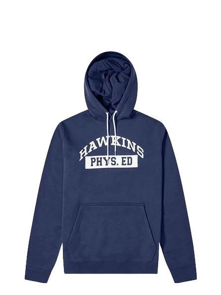 Nike X Stranger Things "hawkins Phys. Ed." Hoodie - Blue