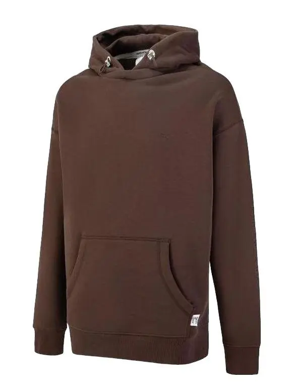 PUMA Mmq Logo Hoodie - Brown