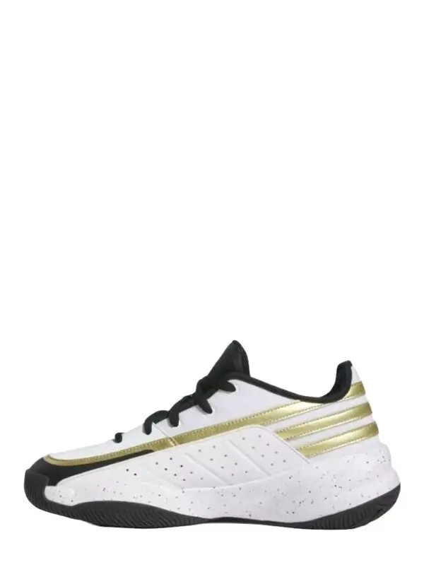 Adidas Front Court Sneakers - Cloud White/core Black/gold Metallic