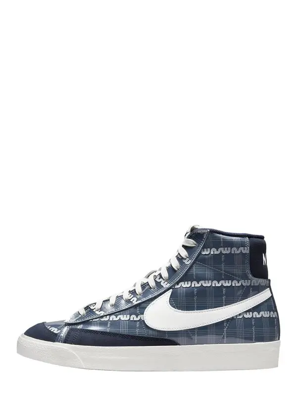 Nike Blazer Mid '77 High Top Sneakers - Blue/white