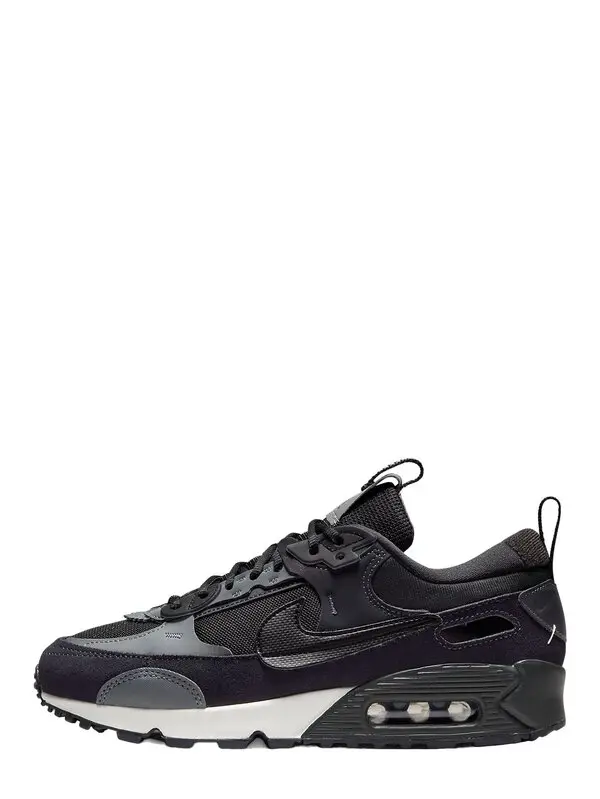 Nike Max 90 Futura Iron Grey Sneakers - Black