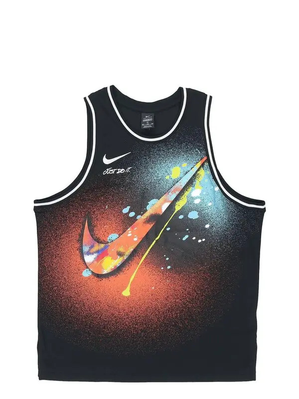 Nike Sleeveless T-shirt With Graphic Print - Black