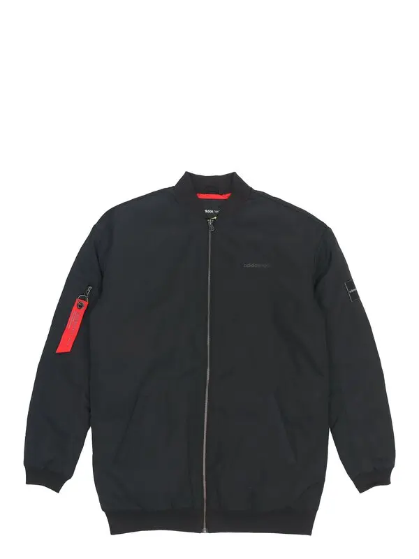 Adidas Stand-up Collar Bomber Jacket - Black
