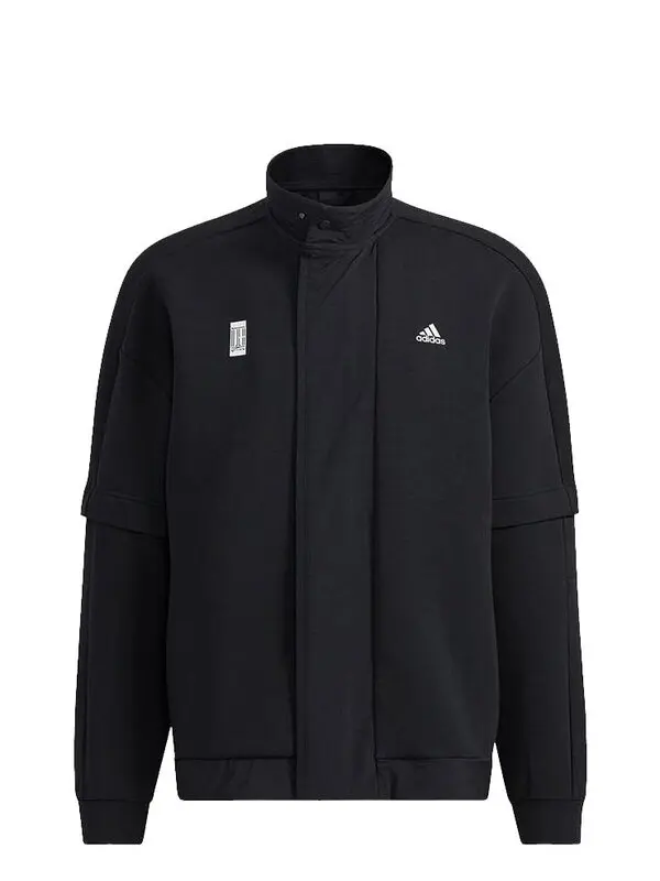 Adidas Wj Kn Mid Casual Sports Jacket - Black