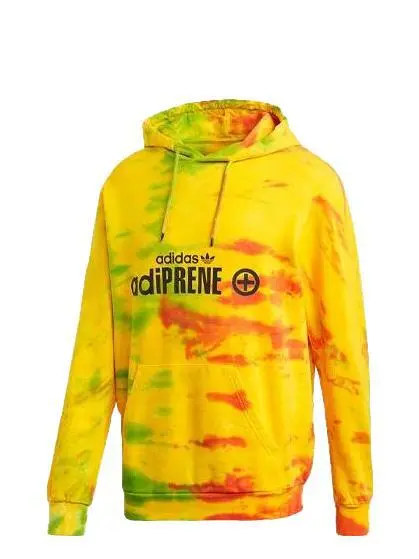Adidas Originals Tie-dye Hoodie - Yellow