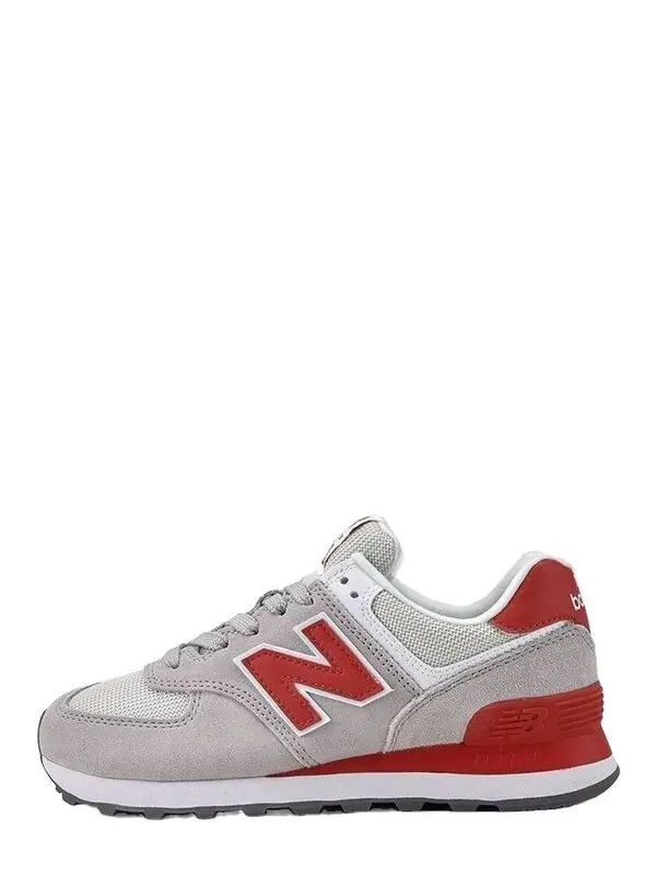 NEW BALANCE 574 Series Sneakers - Gray/red