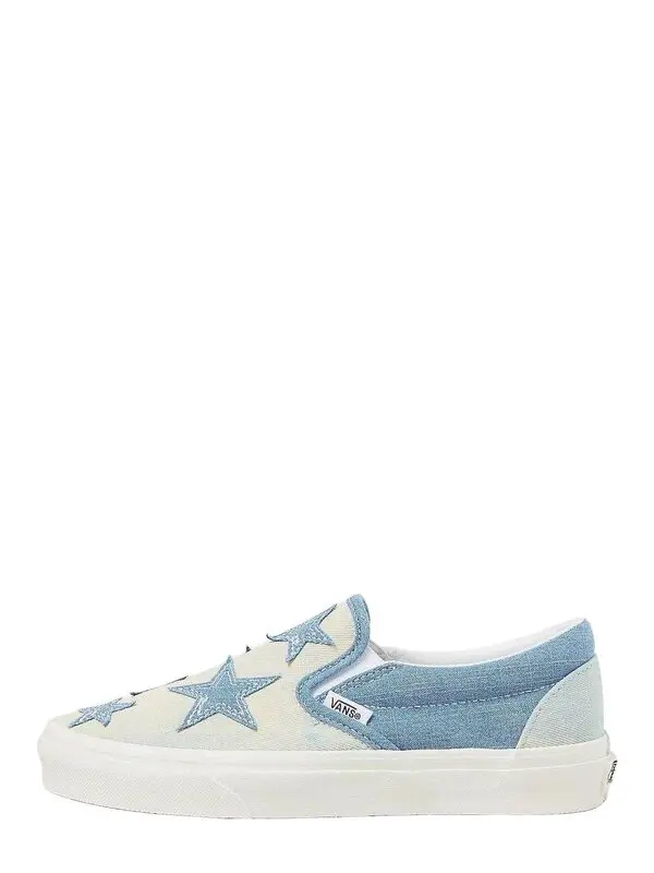 VANS Classic Slip-on Sneakers - Blue/white